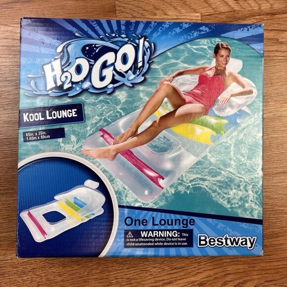 Bestway | Other | Bestway H2o Go Kool Lounge Inflatable Pool Raft Chair Float Adult New | Poshmark